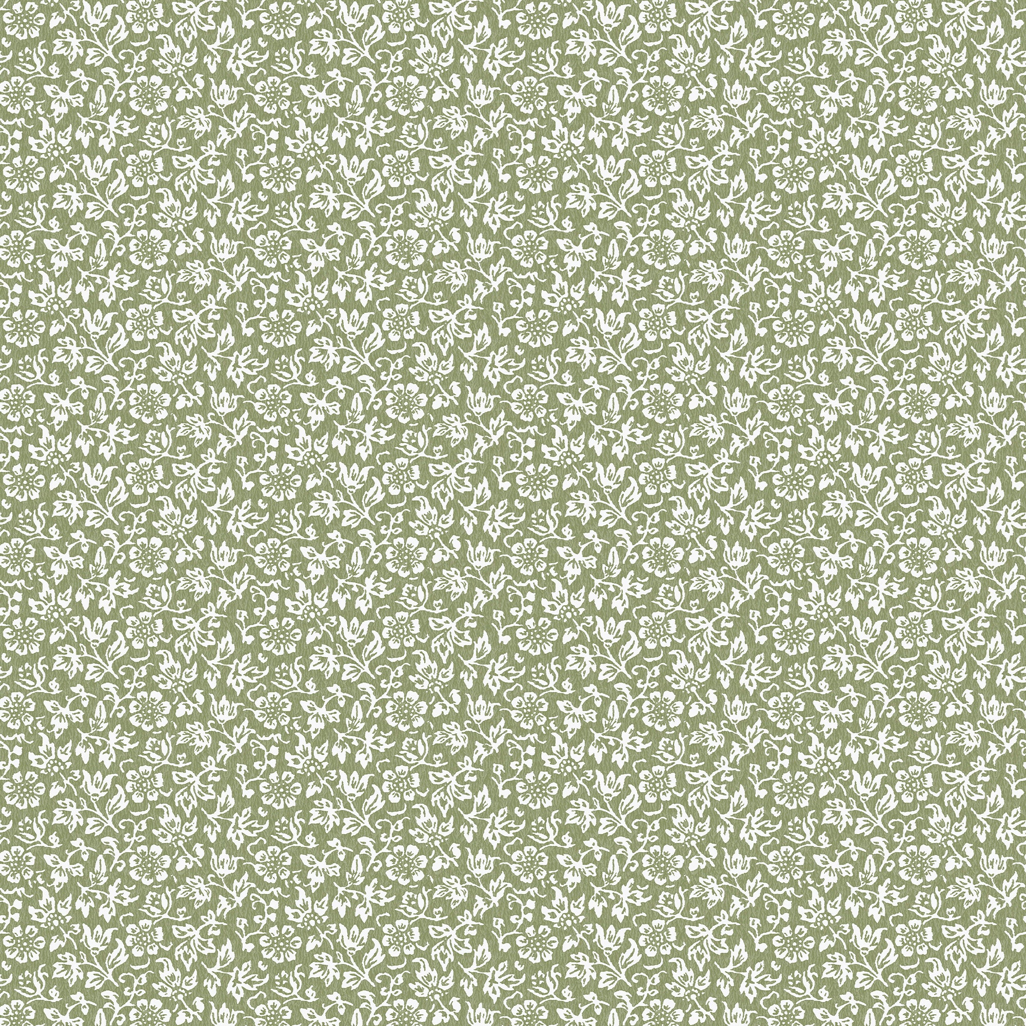 Laura Ashley Wallpaper Sweet Alyssum Moss Green | Foys.ie - Foy and Company