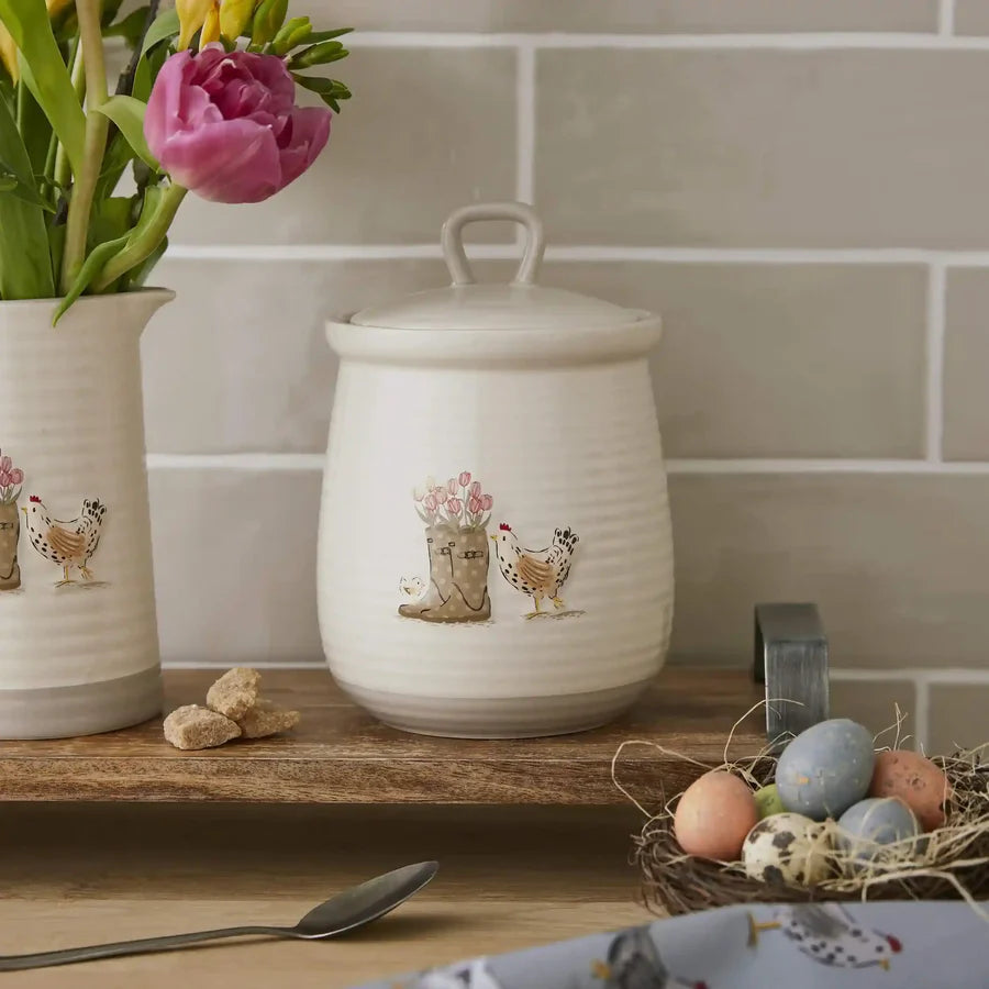 Hen House Lane Canister | Farmhouse Food Container Storage - Foy and ...