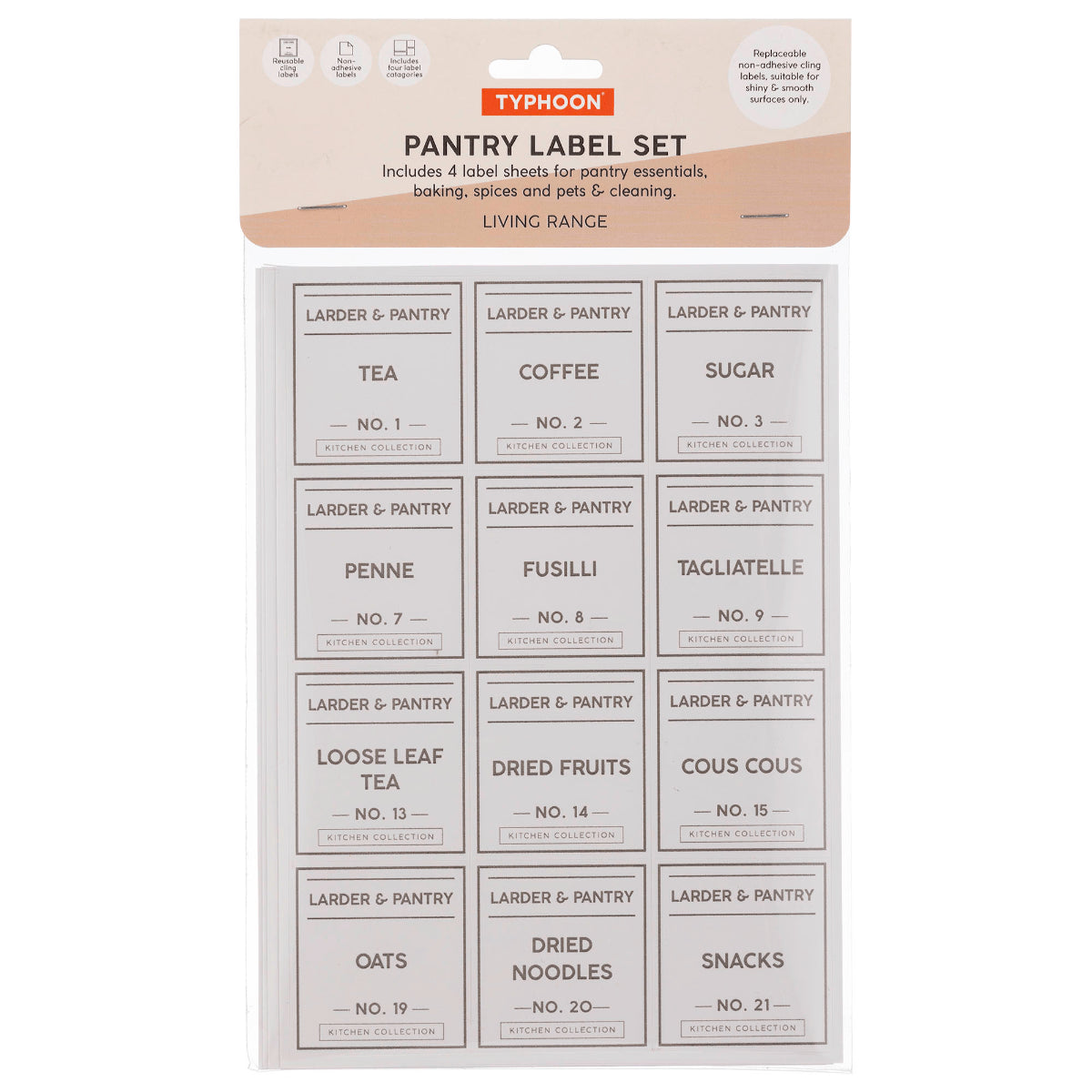 Pantry Labels Set Of 4 | Food Storage | Foy And Company - Foy and Company