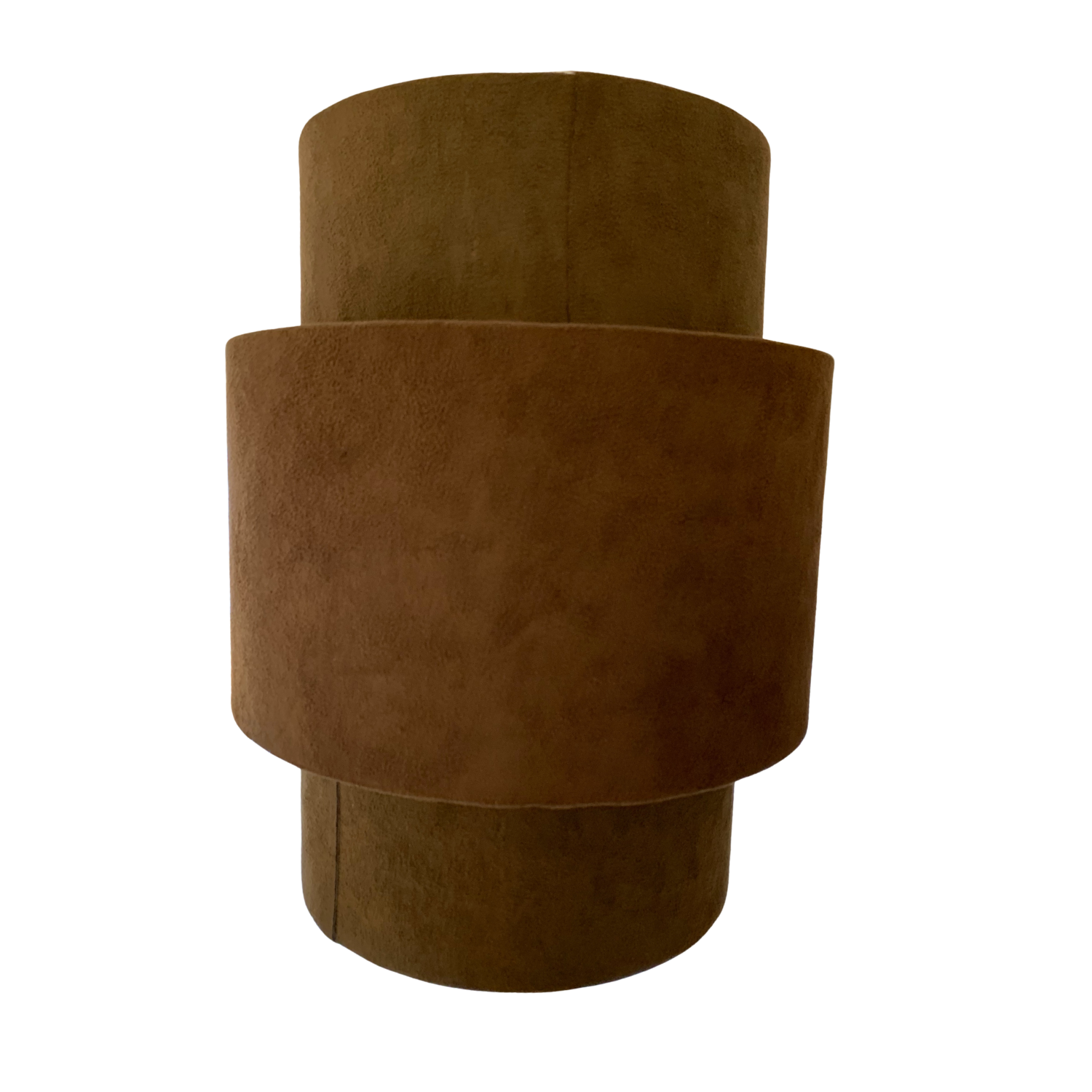 Elegant 2 Tier Lamp Shade | Brown Velvet Shade for Any Room - Foy and ...