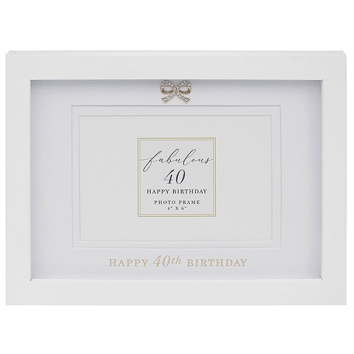 40th Birthday Frame | Photo Frames | Picture Frames | 40th Birthday ...