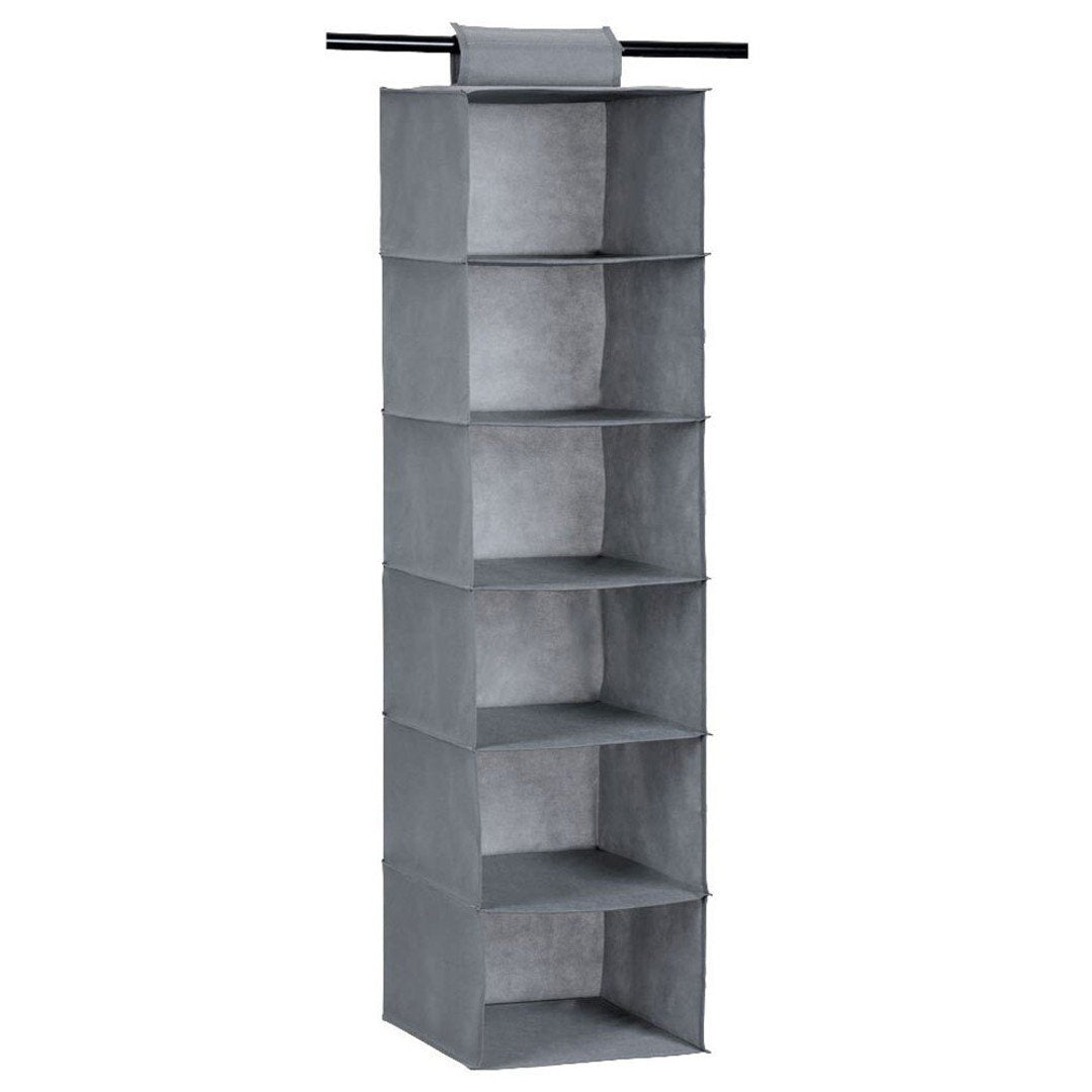 6-Shelf Clothes Organizer | Wardrobe Organizer Storage - Foy and Company