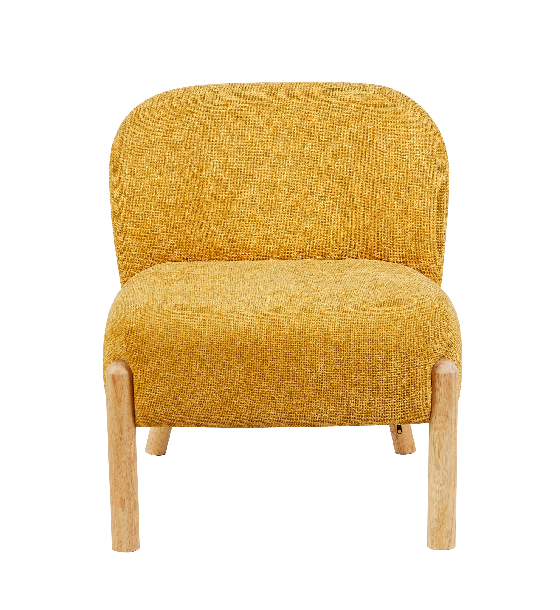 Alana Ochre Accent Chair | Fabric Living Room Furniture - Foy and Company