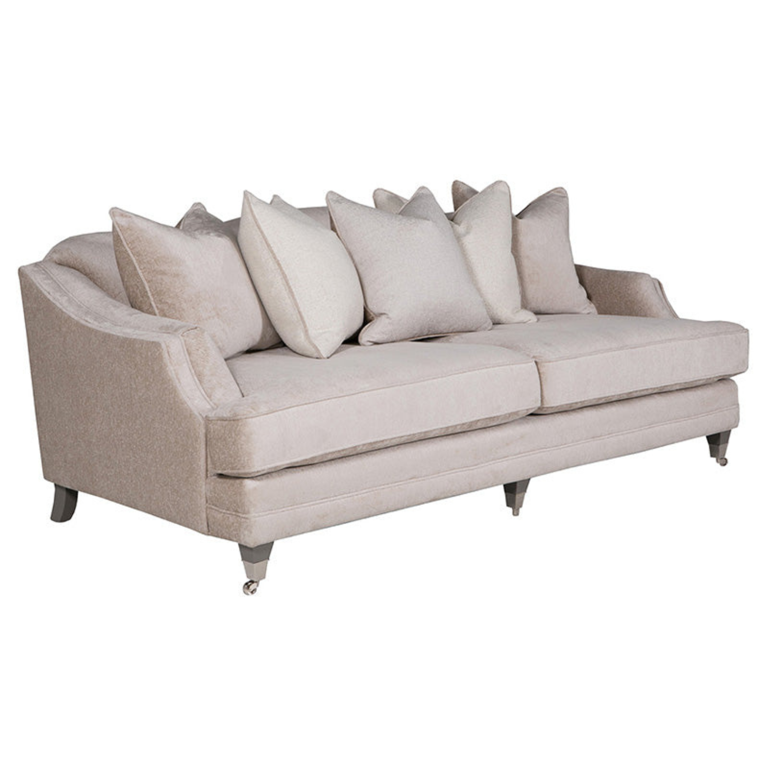 Belvedere 4 Seater Sofa Fixed Back Mink | Shop Sofas and Couches - Foy ...