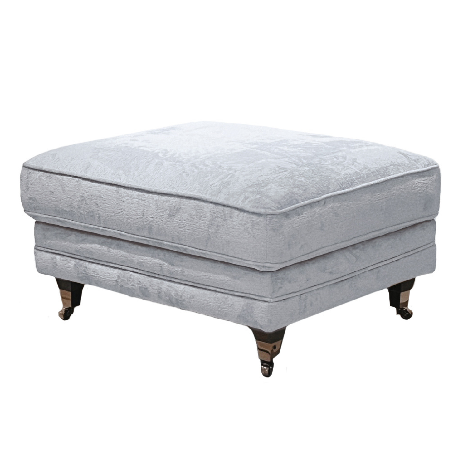 Belvedere Footstool Silver | Shop Footstools & Ottomans Online - Foy ...
