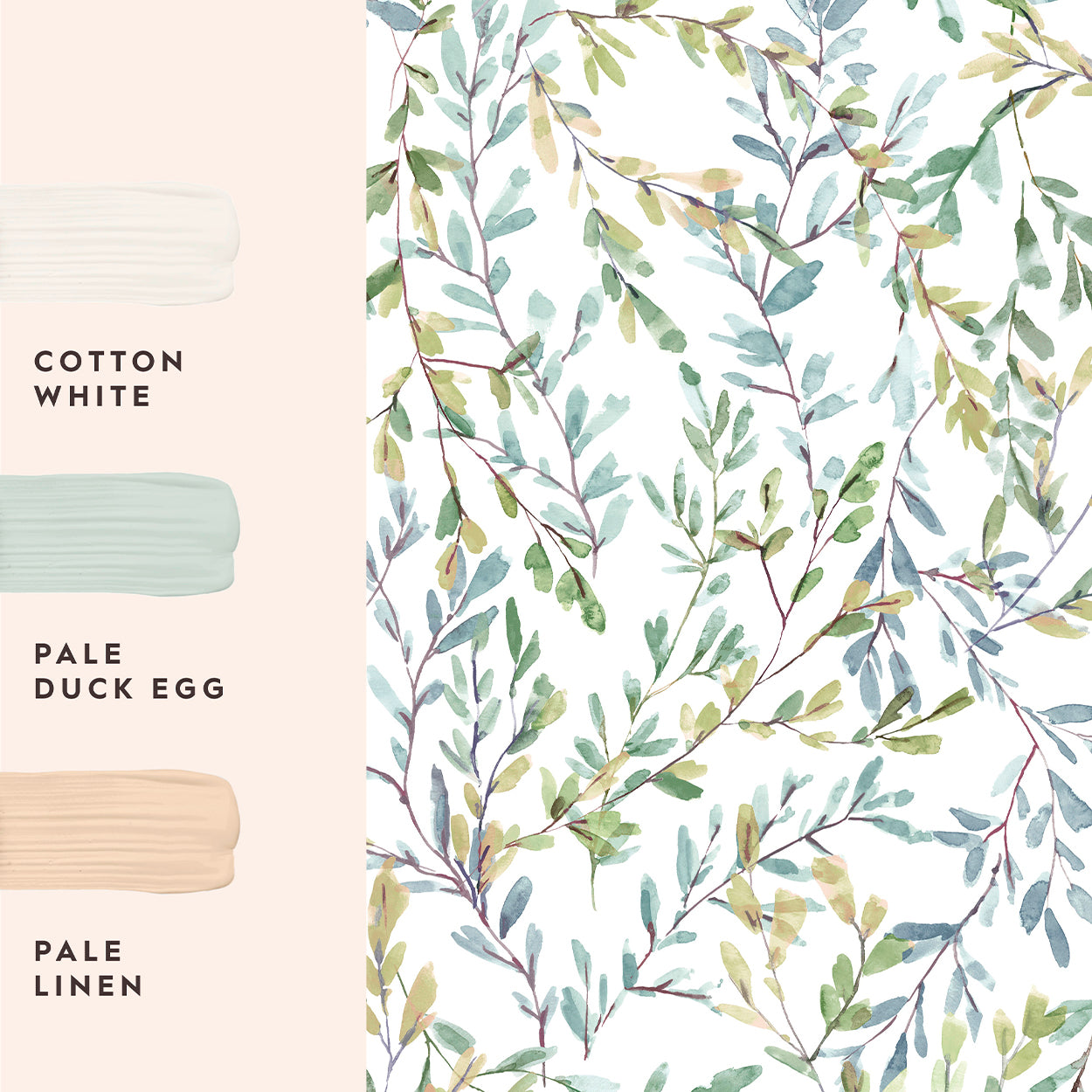 Modern Green Wallpaper | Laura Ashley Brayton Leaves Collection - Foy ...