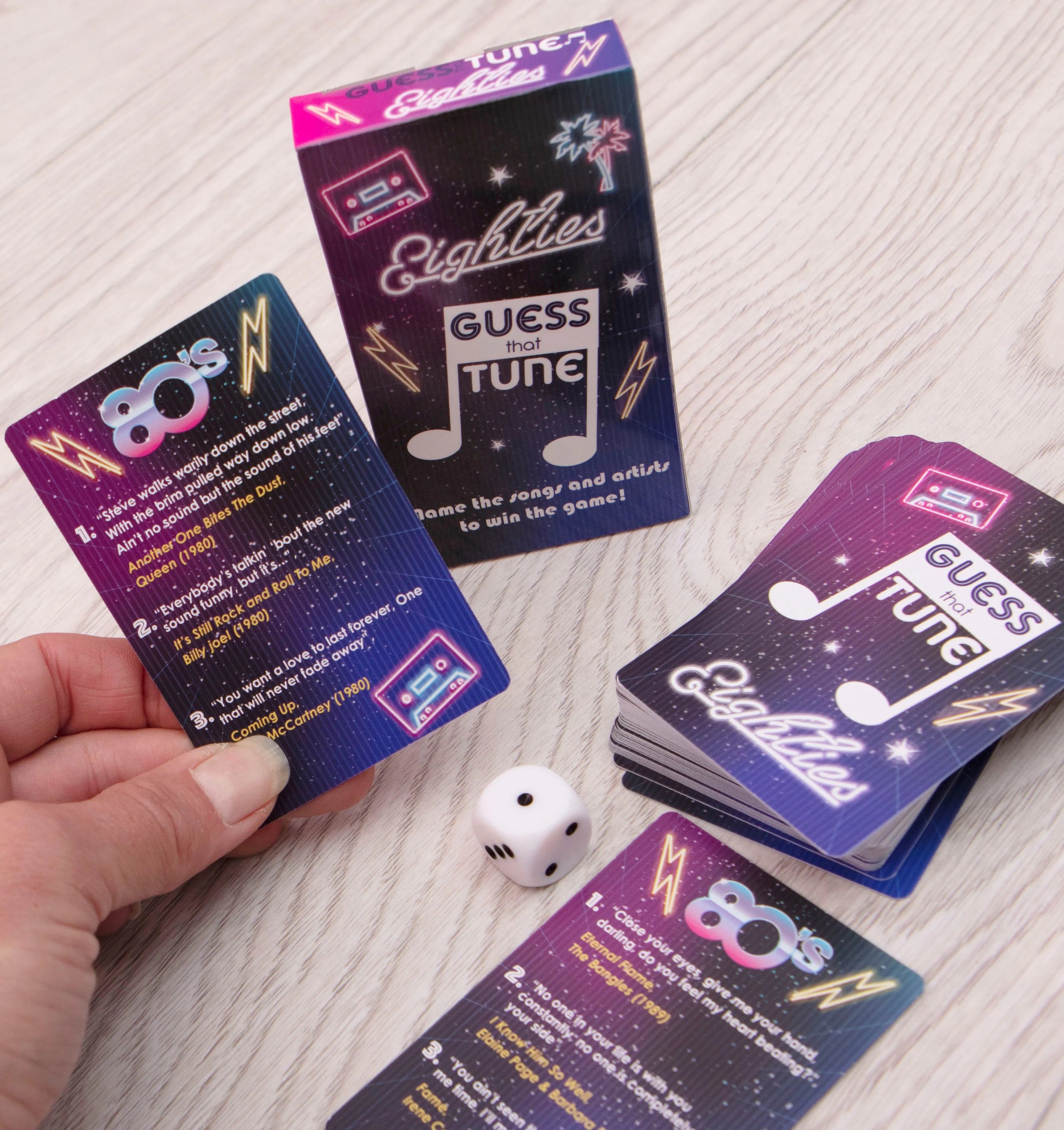 Guess That Tune 80s - Card Game | General Accessories | Cards - Foy and ...