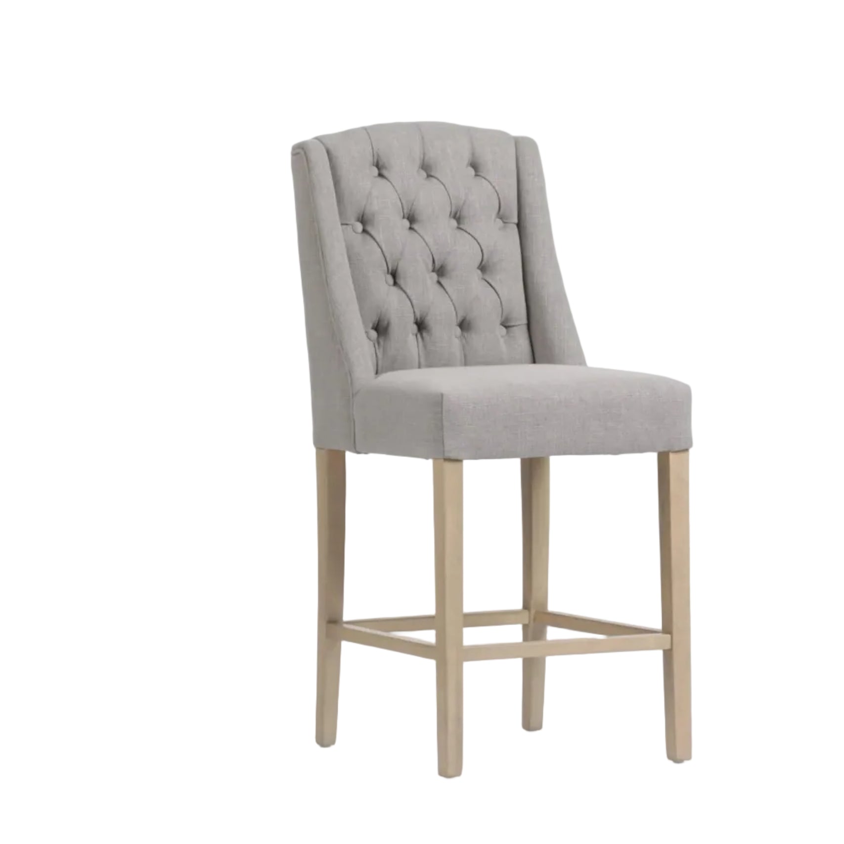 Daytona Counter Stool Slate | Stylish Fabric Kitchen Bar Stool - Foy ...