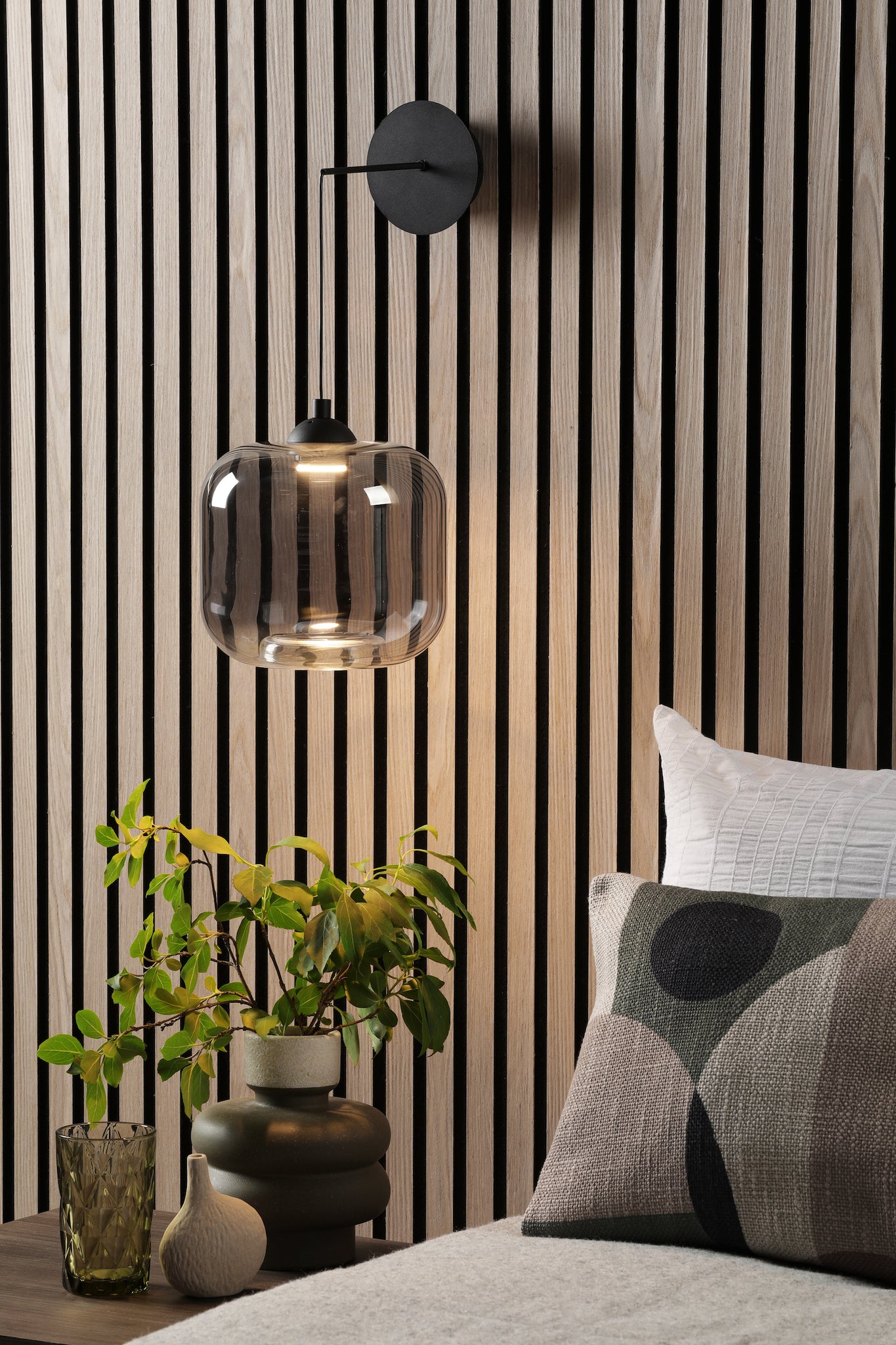 Eileen Black LED Pendant/Wall Light Fitting | Lighting Collection - Foy ...