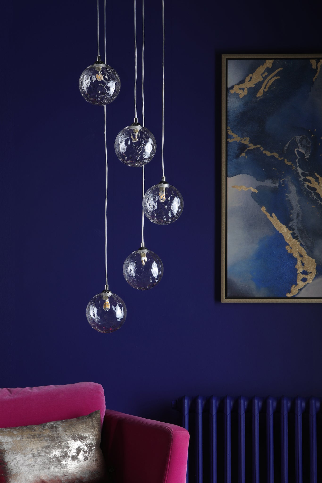 Federico 5 Light Cluster Pendant | Polished Chrome Lighting for Home ...