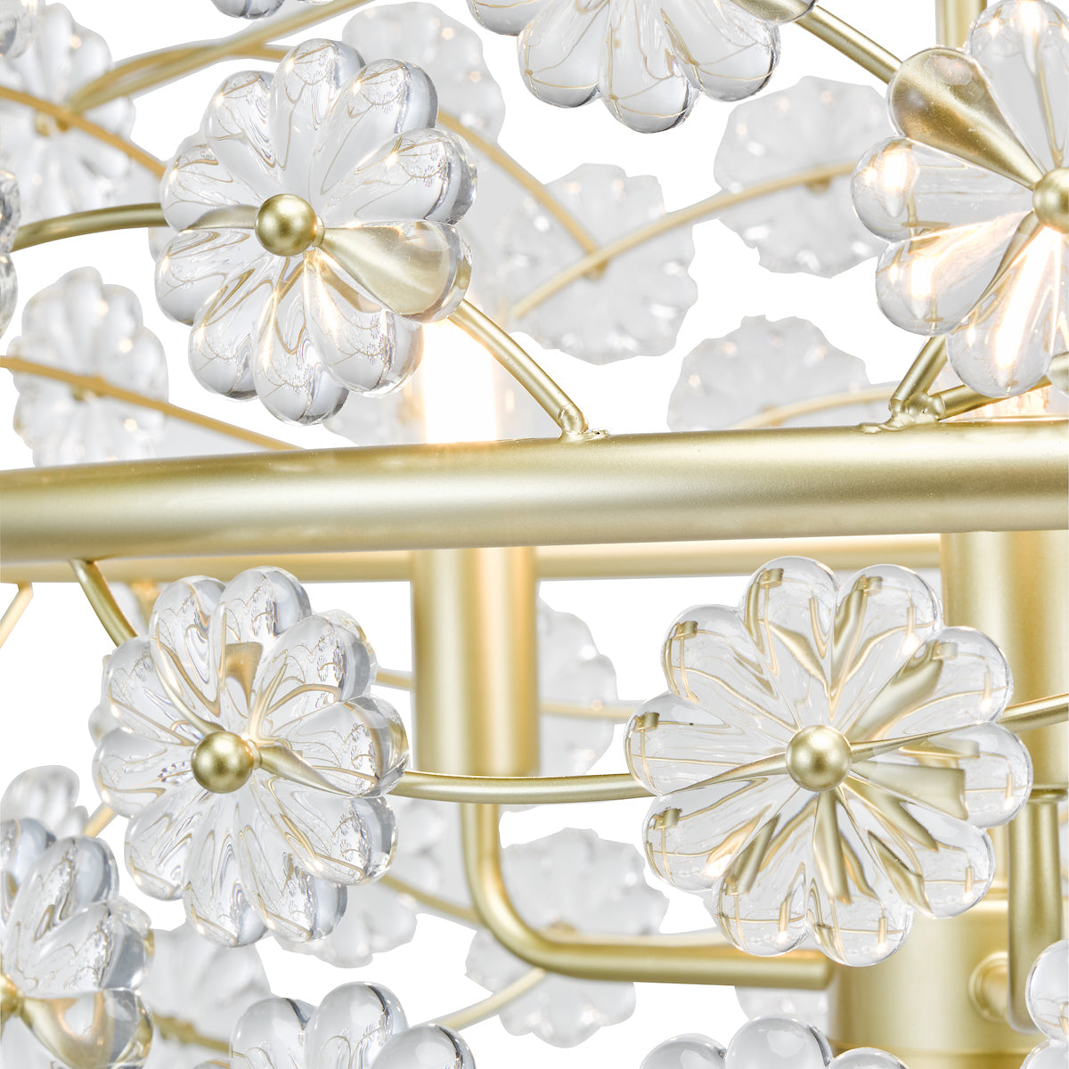 Fonda 3 Light Pendant Satin Gold and Glass | Lighting Online - Foy and ...