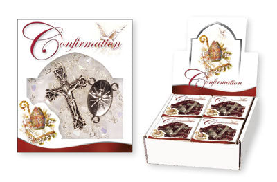 Glass Confirmation Rosary AB/Crystal | Confirmation Gifts - Foy and Company