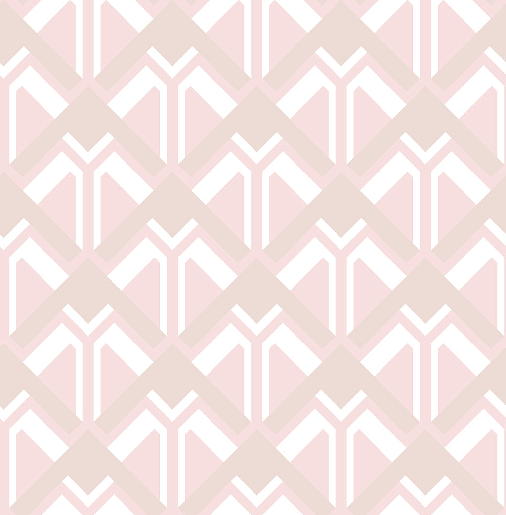 Graham & Brown Beau Pink & Rose Gold Wallpaper | Foys - Foy and Company