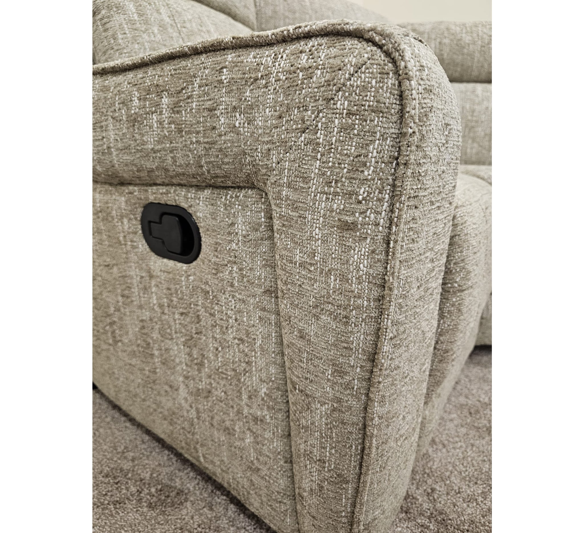 Harper Corner Sofa | Large Beige Fabric Sofa for Living Rooms - Foy and ...