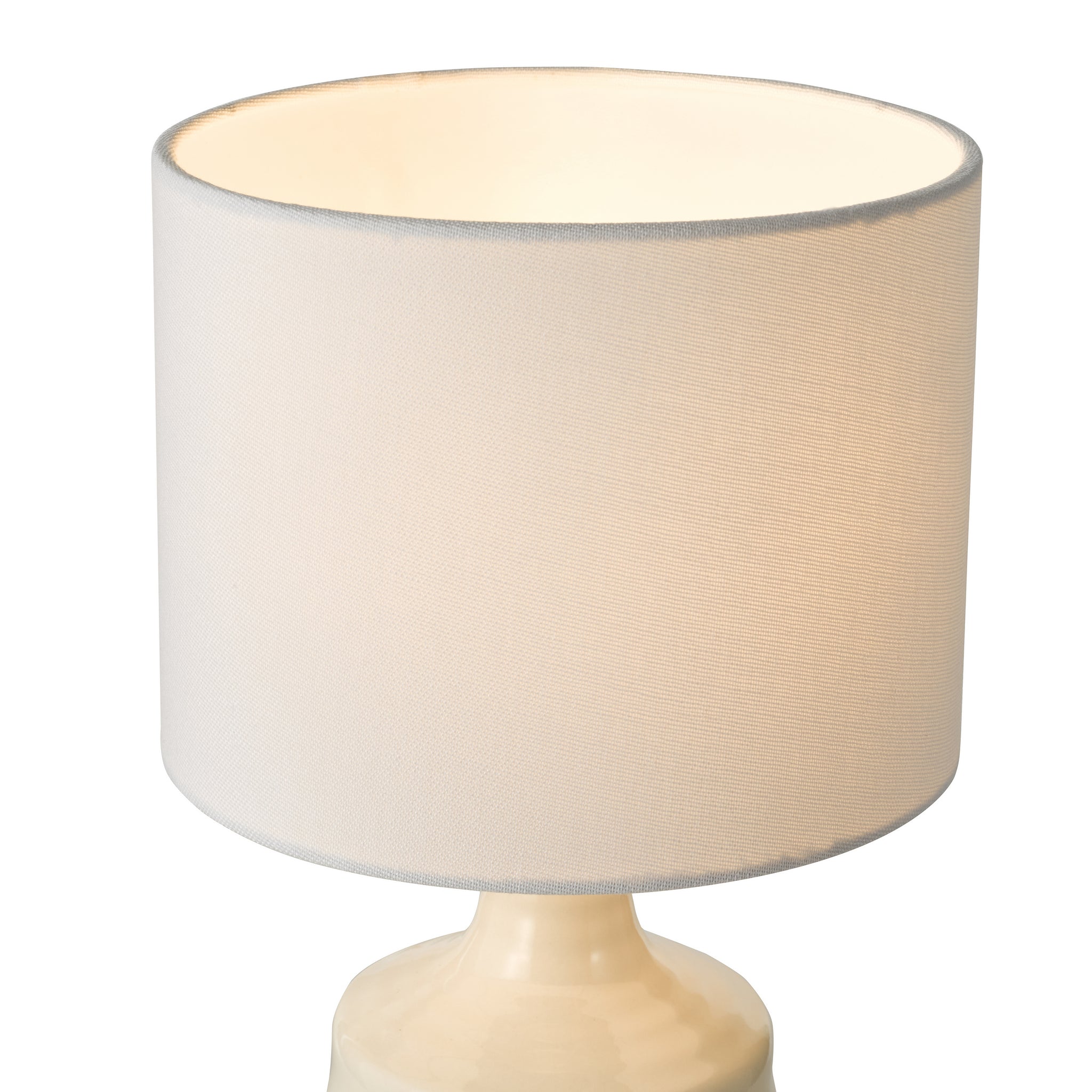 Ceramic Table Lamp in Cream | Stylish Table Lighting for Home - Foy and ...