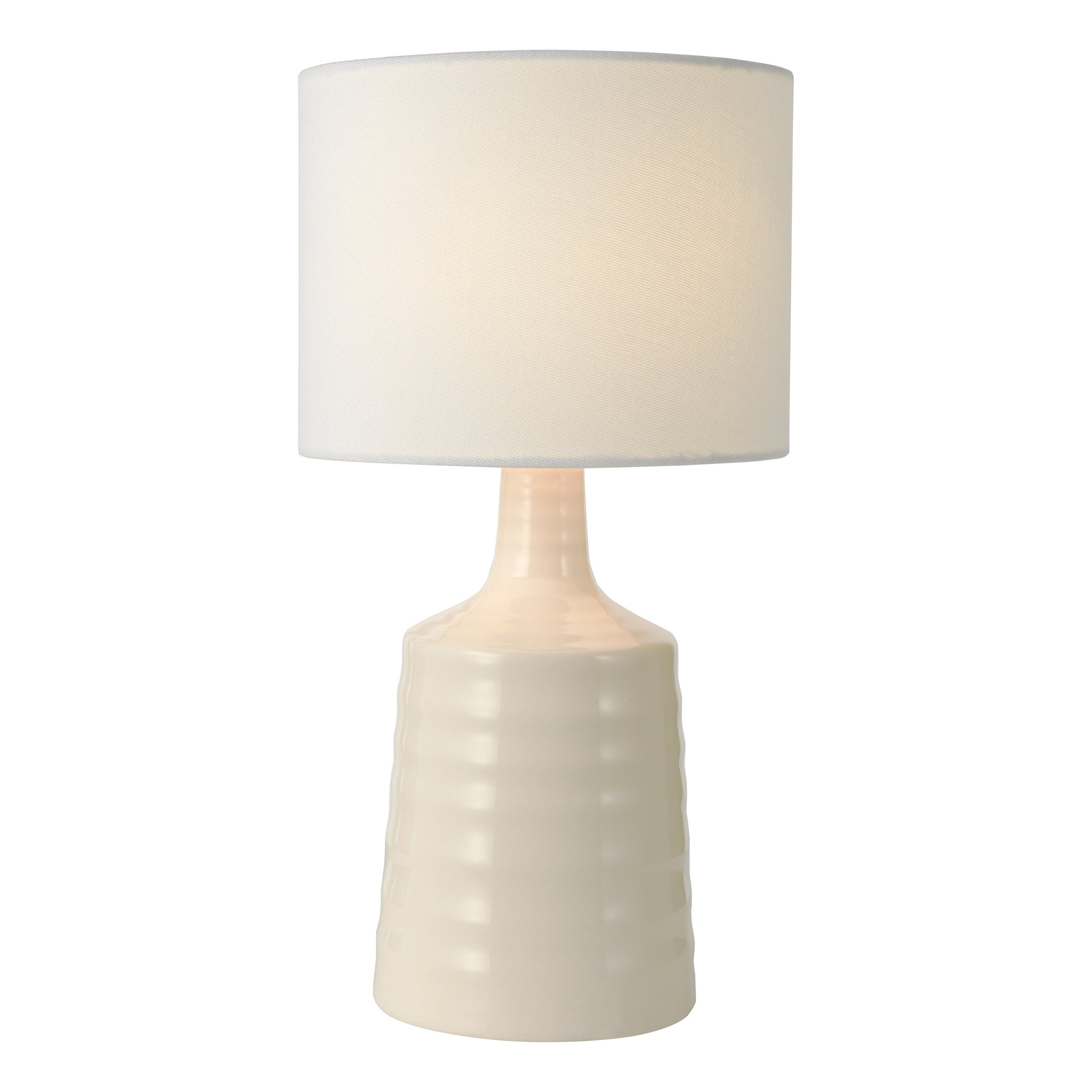 Ceramic Table Lamp in Cream | Stylish Table Lighting for Home - Foy and ...