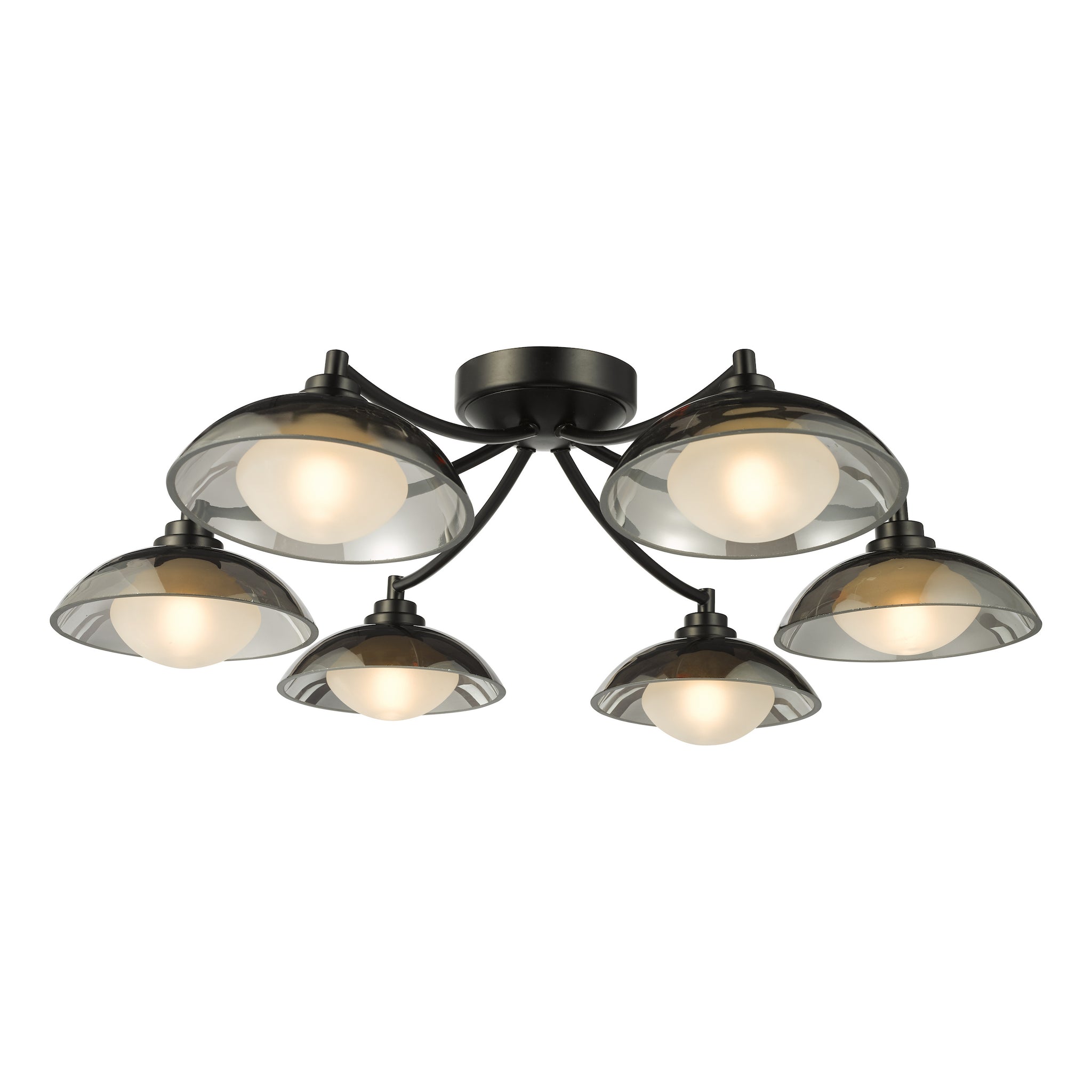Kadience 6 Light Semi Flush Ceiling Light | Modern Home Decor - Foy and ...