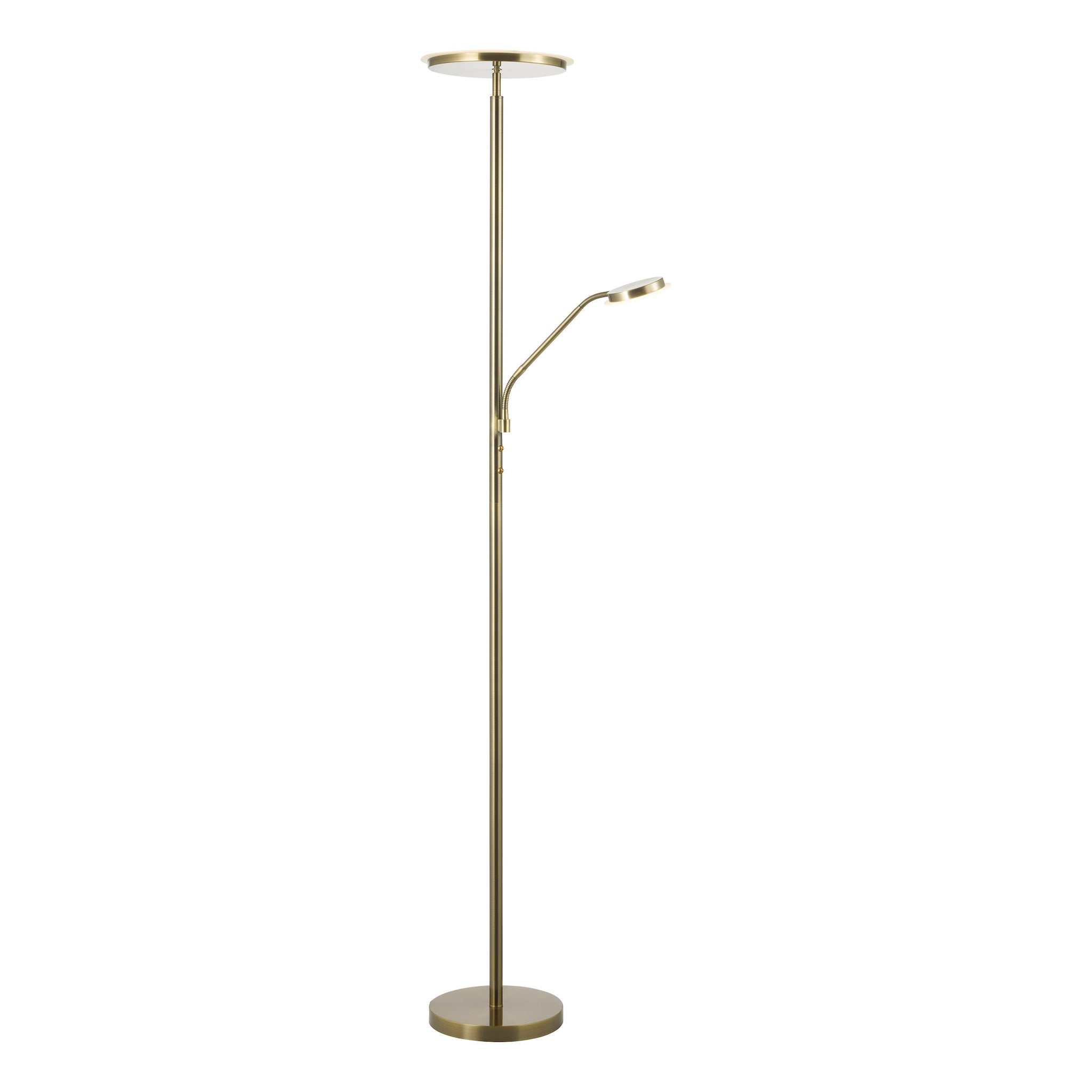 Antique Brass Mother & Child Floor Lamp | Lighting Collection - Foy and ...