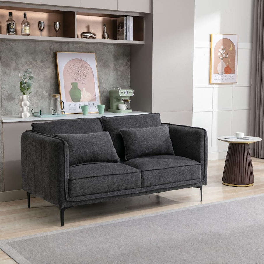 Landon 2 Seater Sofa Dark Grey | Shop Sofas | Foy And Company - Foy and ...