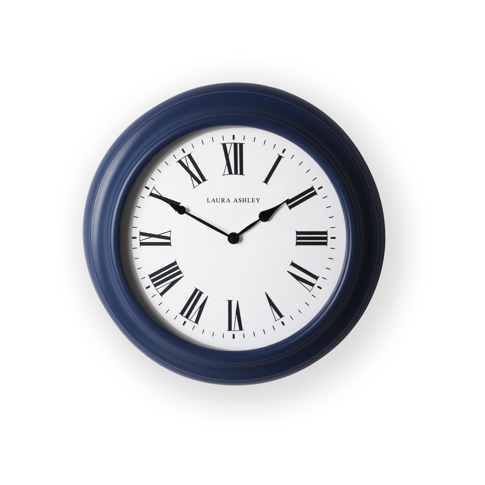 Laura Ashley Brookvale Seaspray Blue Large Station Wall Clock - Foy and ...