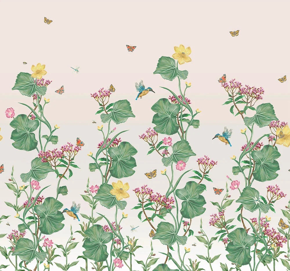 Laura Ashley Mural Llanelli Green | Shop Wallpaper Online - Default ...