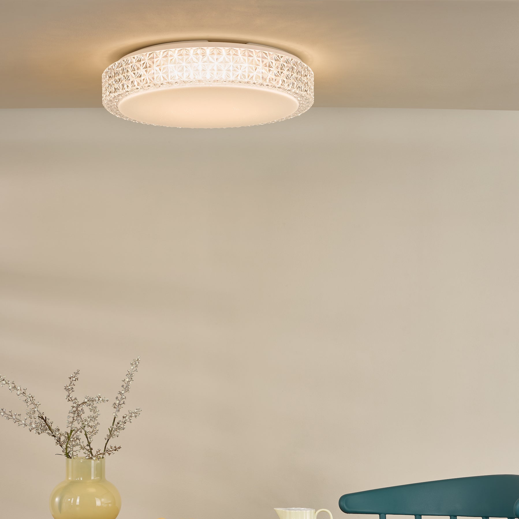 Liana Flush Ceiling Light | Elegant Home Lighting Collection - Foy and ...