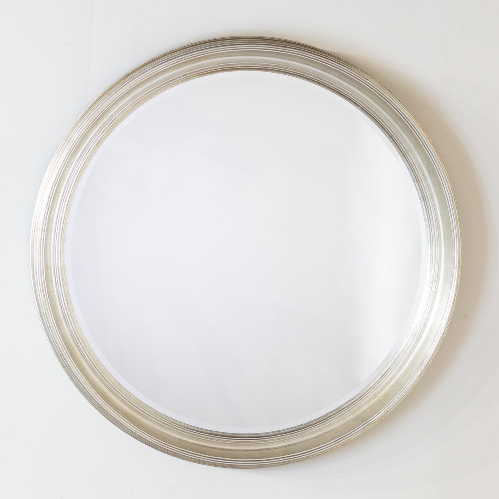 Lily Round Mirror 90 cm Champagne | Luxury Round Mirror Furniture - Foy ...