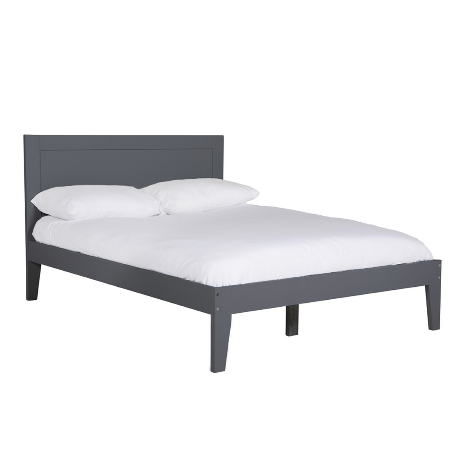 Luna Double Bed Dark Grey | Double Bed Online | Bedframes - Foy and Company
