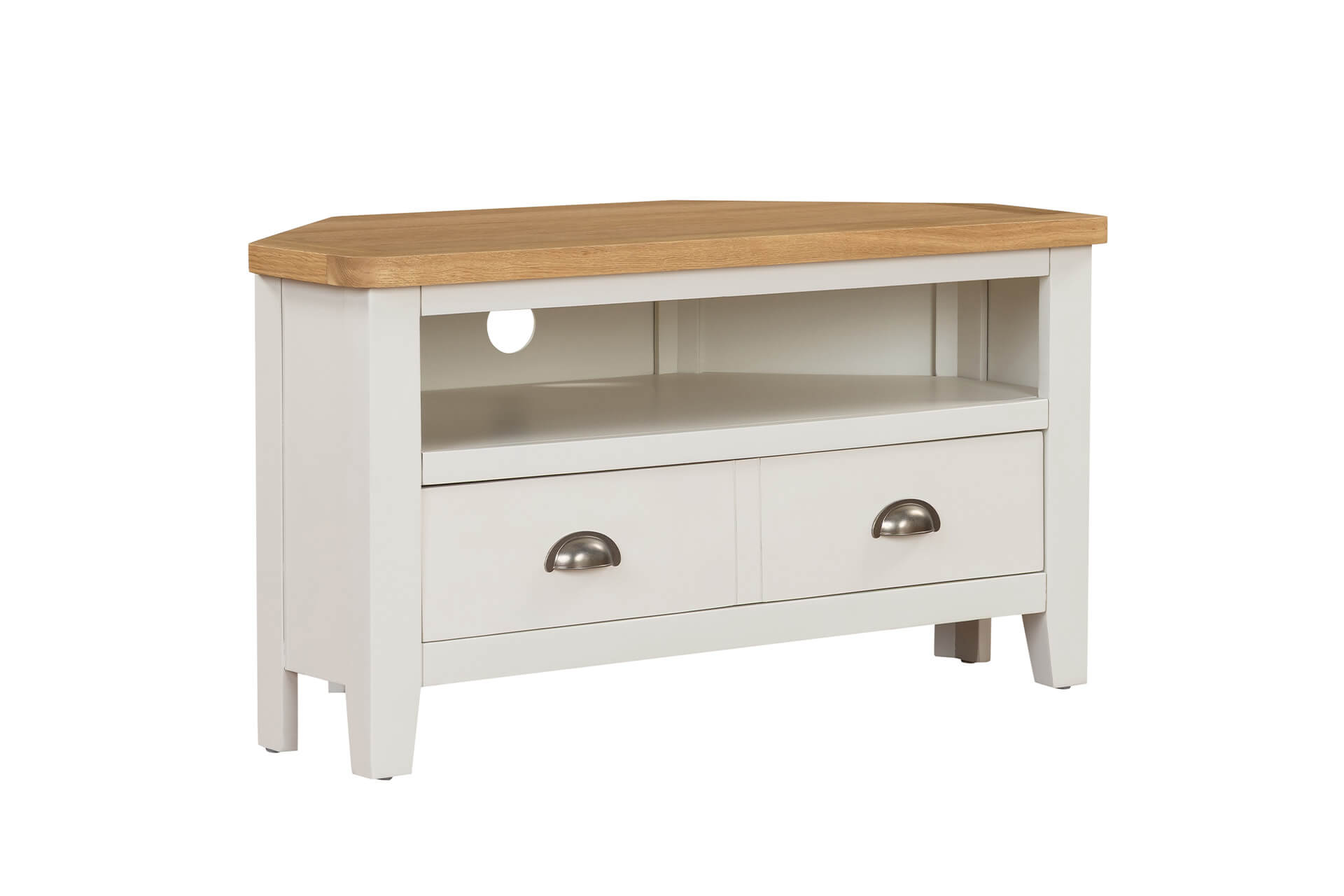Mellor Corner TV Unit 90 cm Cashmere | Foy and Company - Foy and Company