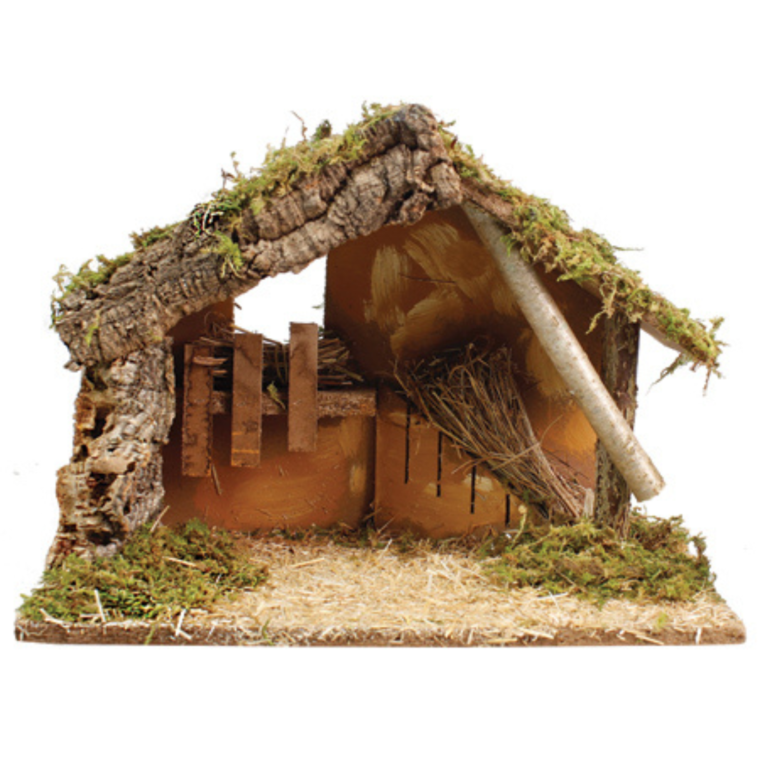 Nativity Shed Christmas Decoration | Lighted Christmas Figurine - Foy ...