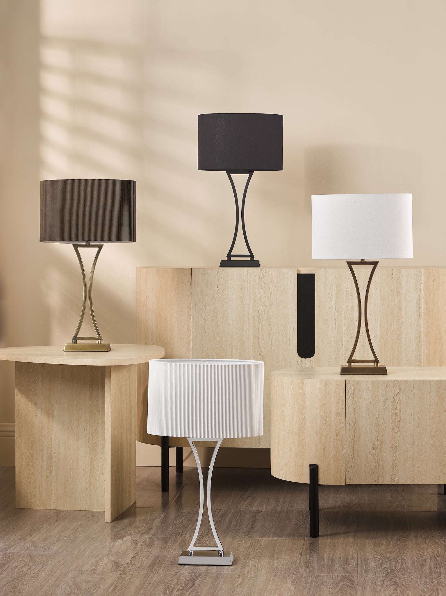 Oporto Black Table Lamp | Contemporary Lighting Collection - Foy and ...