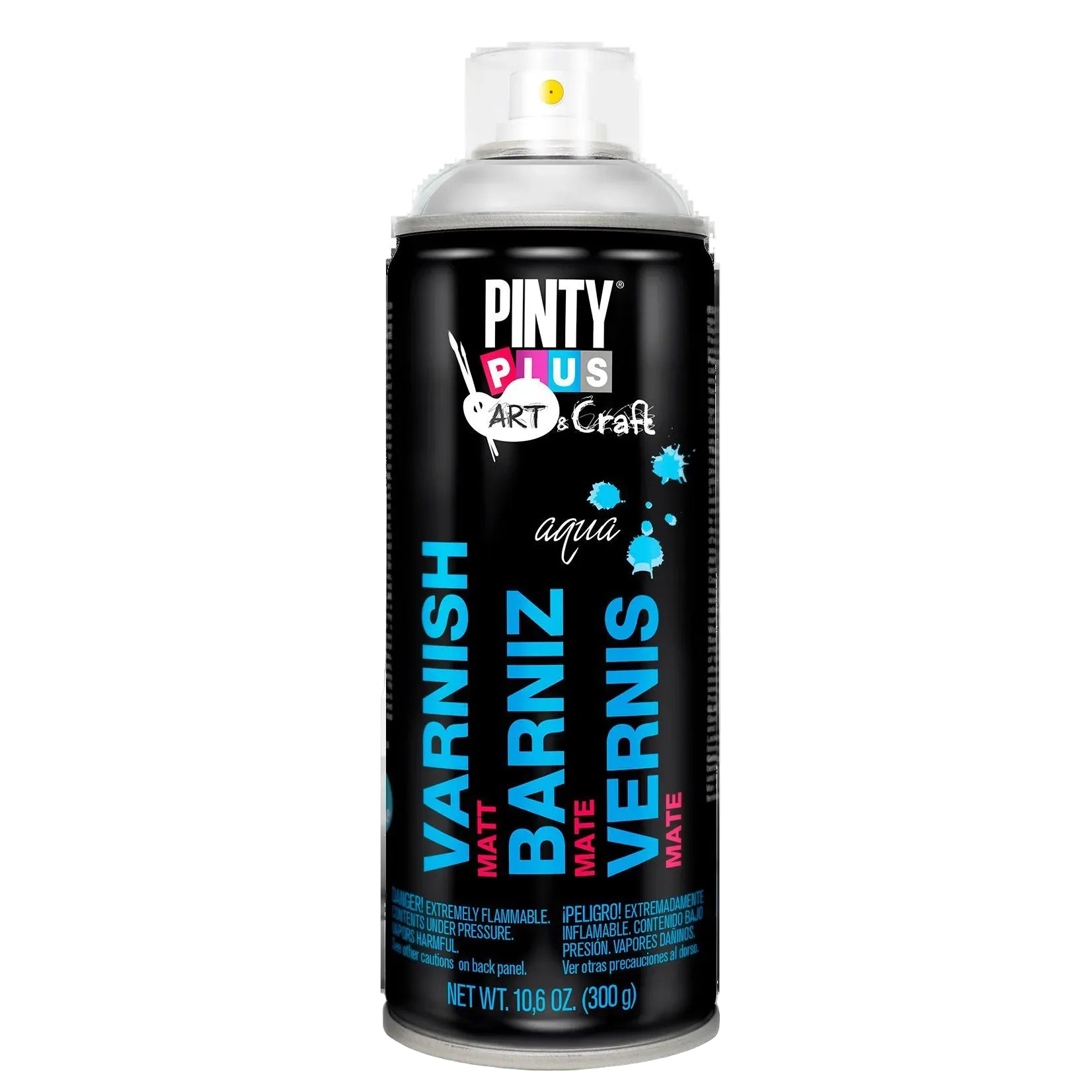 Pinty Plus Water-Based Varnish Spray 400ml | Matt Paint Home Decor ...