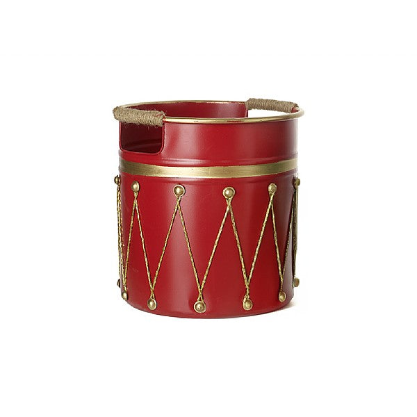 Red Metal Container with Rope Handle - Large | Foy & Company - Foy and ...