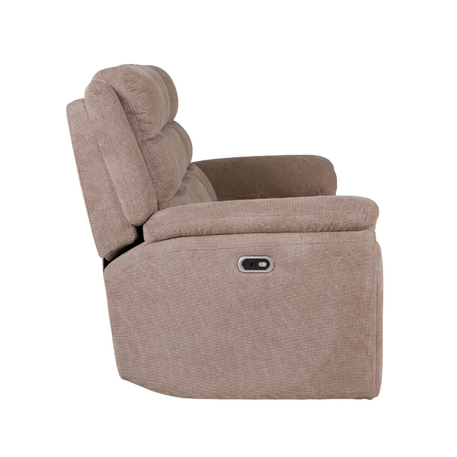 Reese 3 Seater Sofa Electric Recliner Biscuit | 3 Seater Sofas - Foy ...