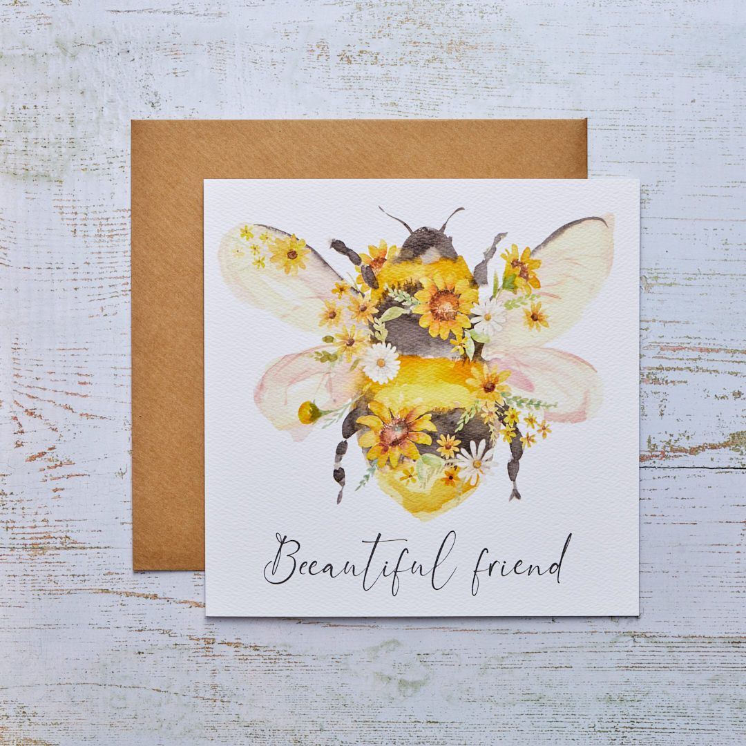 Sunflower Beeautiful Friend Bee Card | Gifts | Foys - Foy and Company