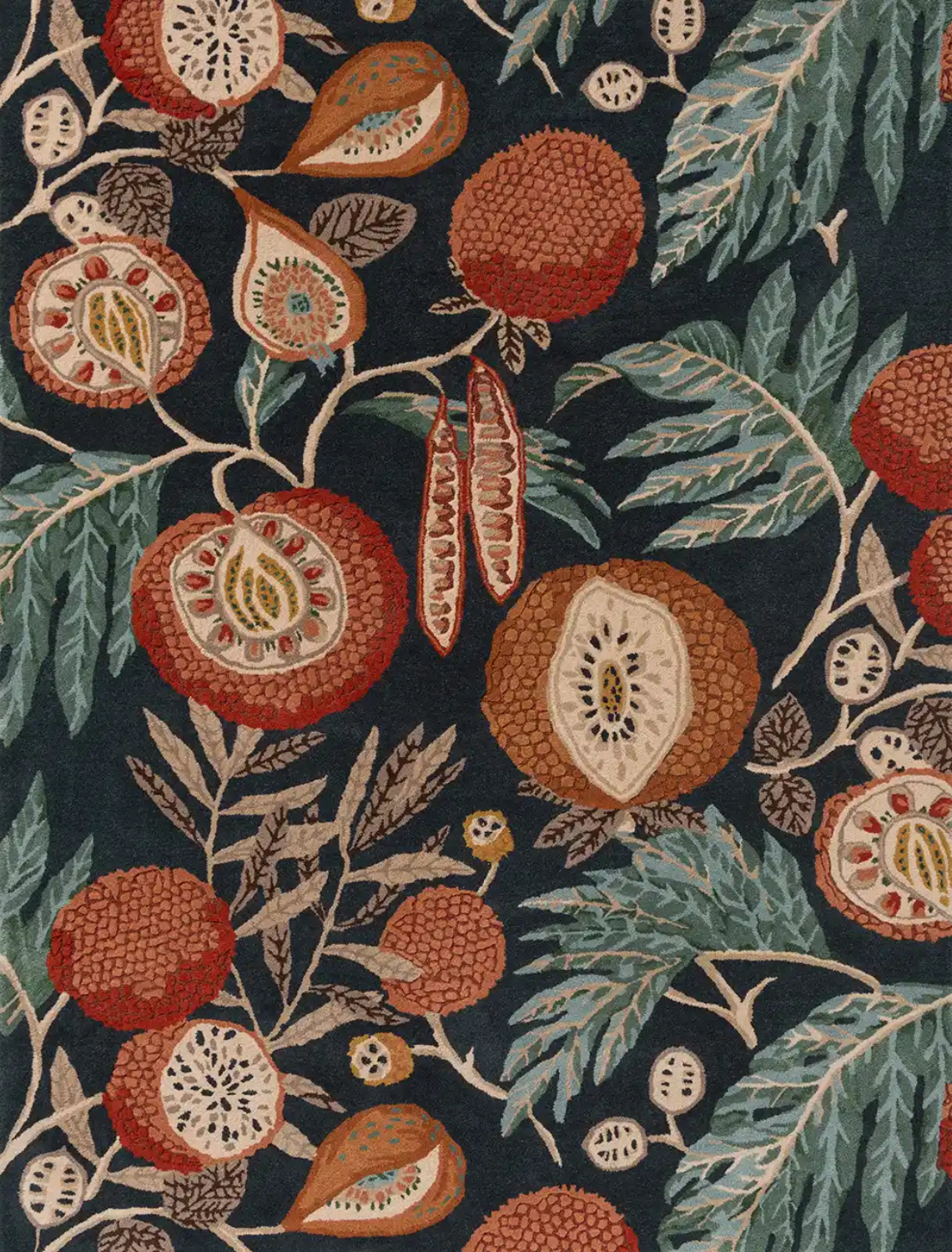 Hand Tufted Sanderson Jackfruit Rug | Bold Floral & Colorful Rug - Foy ...