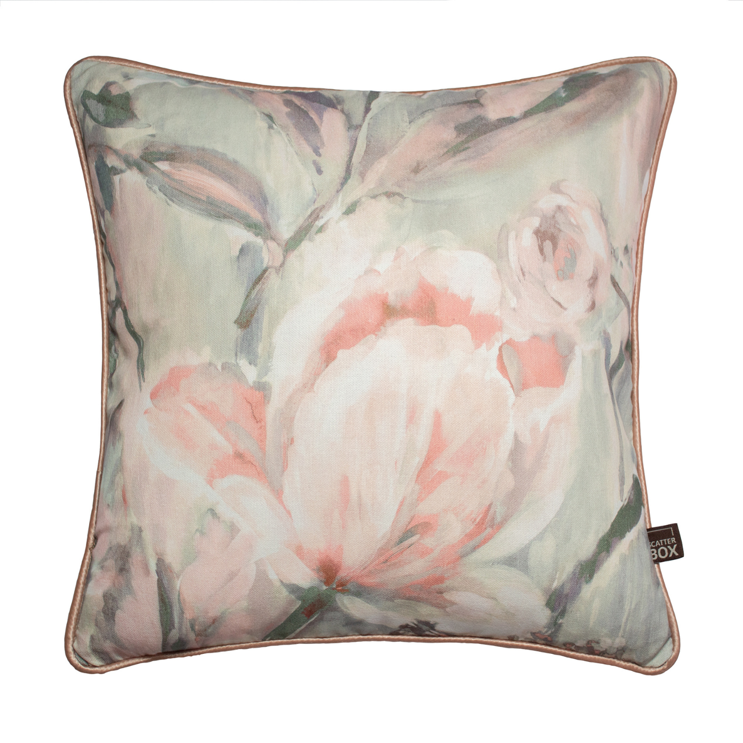 Floral Scatterbox Cushion Edie 43x43 | Luxury Home Décor - Foy and Company