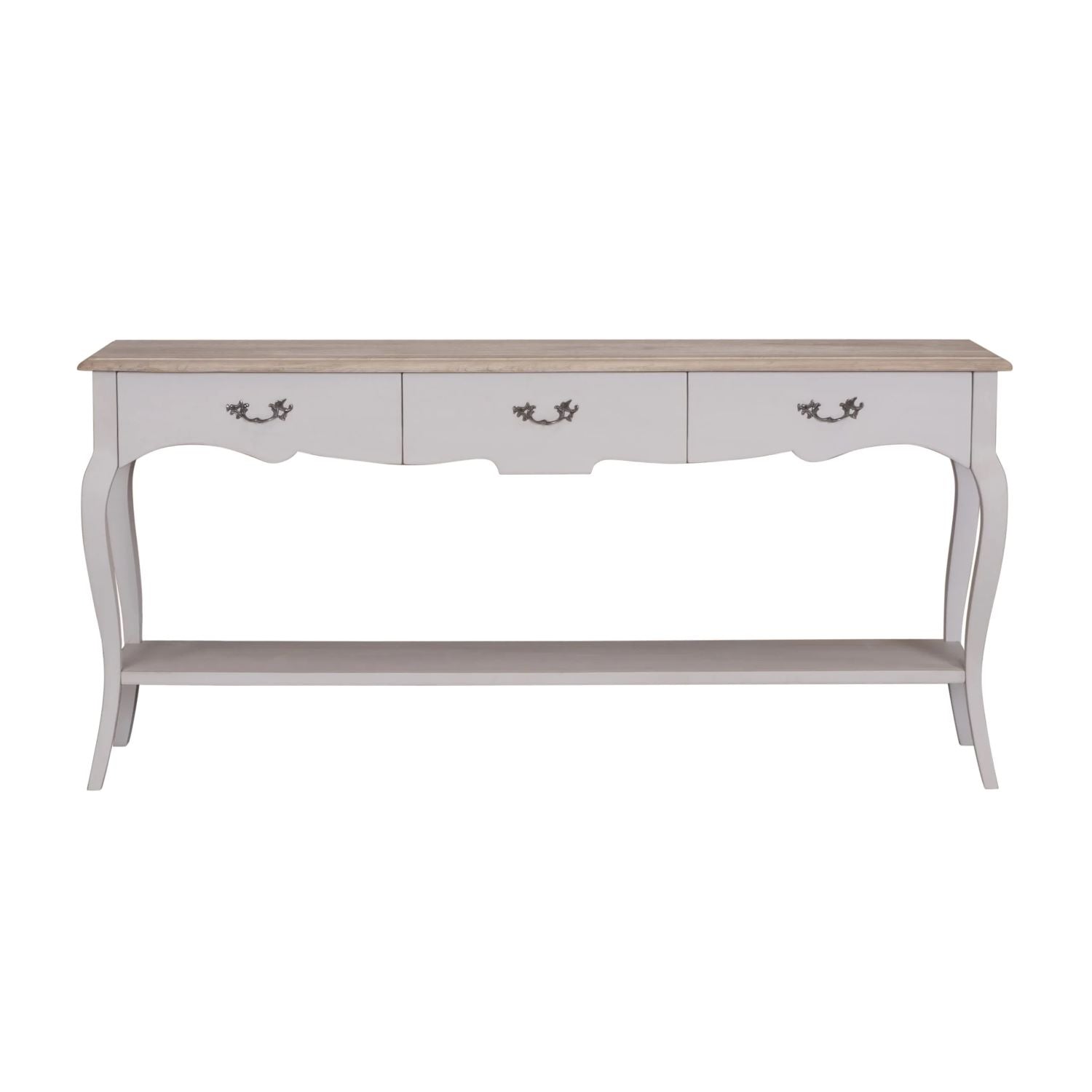 Sofia Large Console Table Hardwick Rustic Brown | Console Tables - Foy and Company