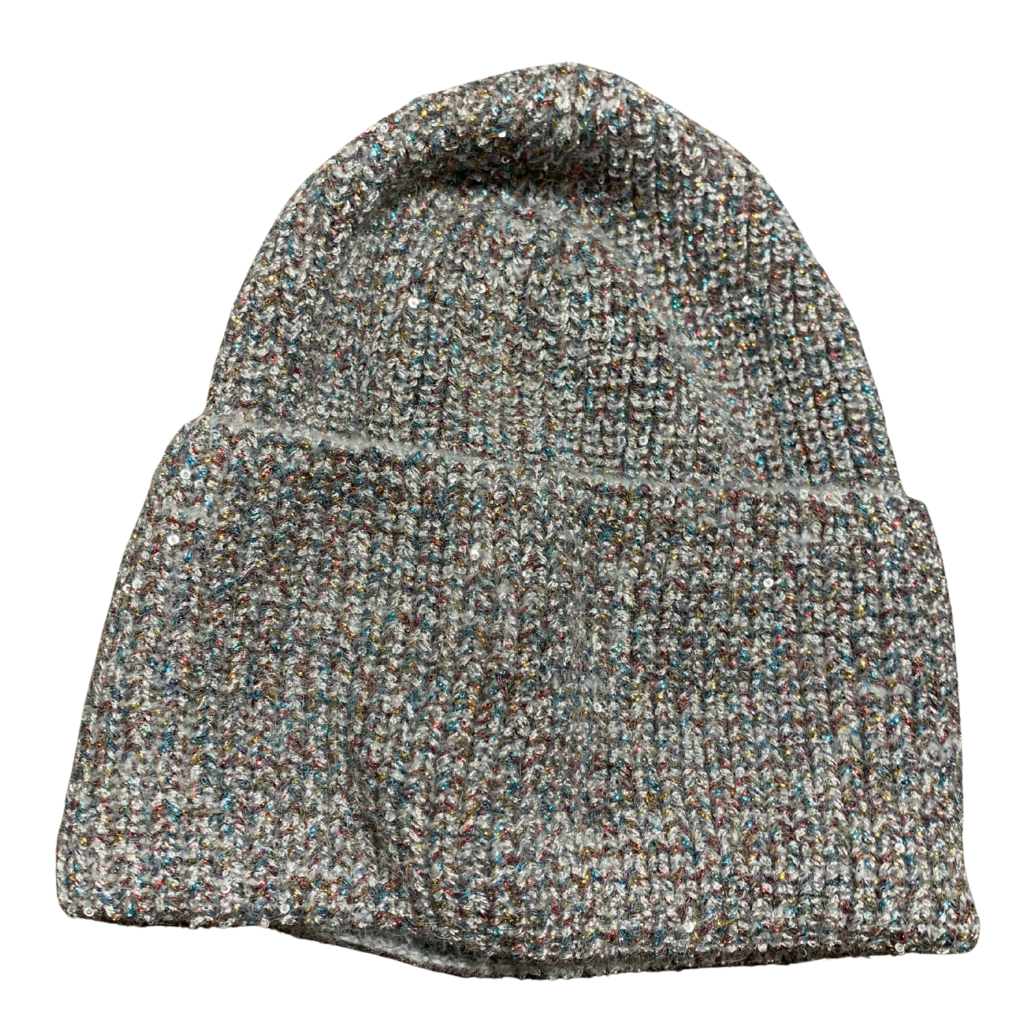 Grey Sparkling Knitted Hat | Warm Winter Hats & Gifts for Her - Foy and ...