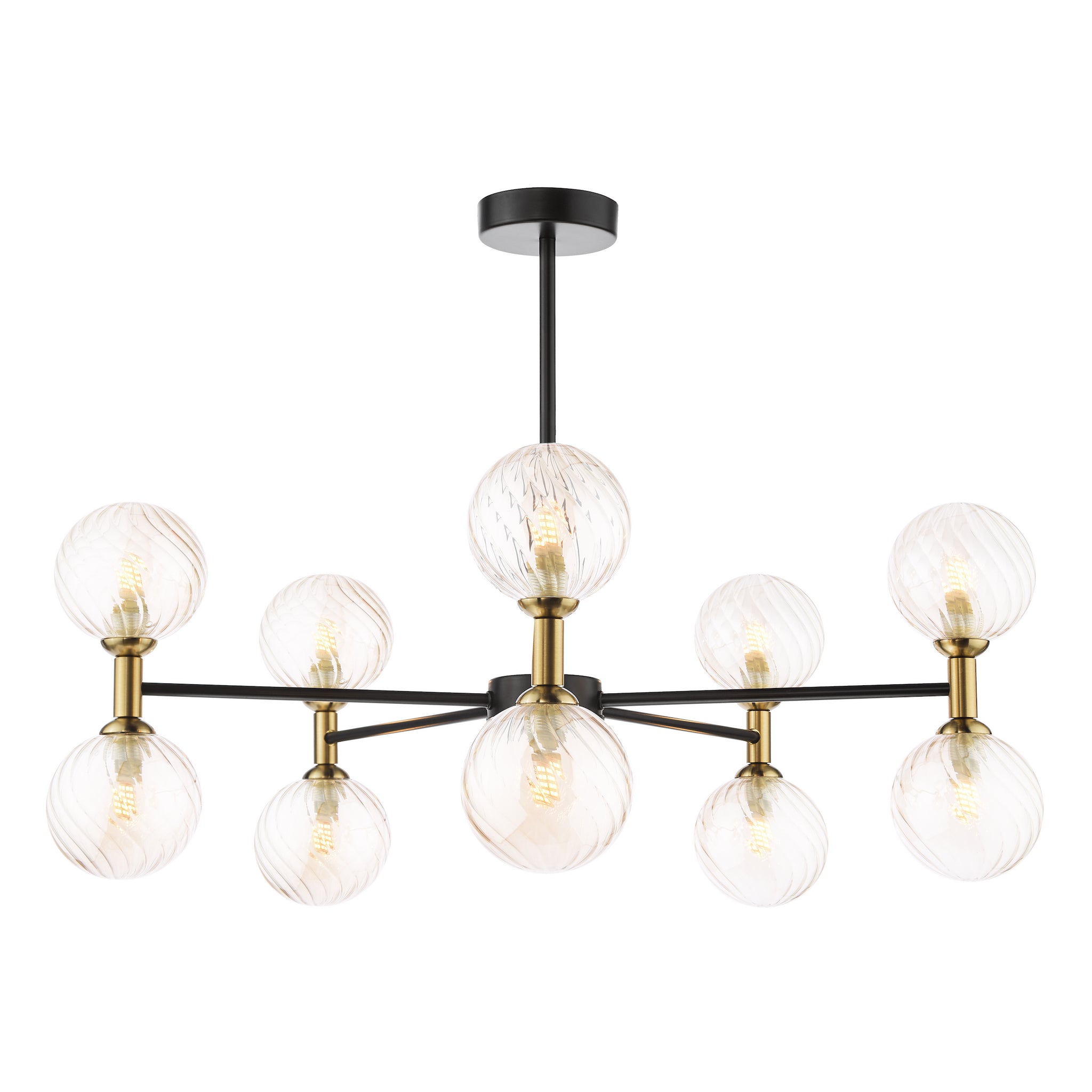Takara Semi-Flush Light 10-Light | Stylish Ceiling Mounted Lighting ...