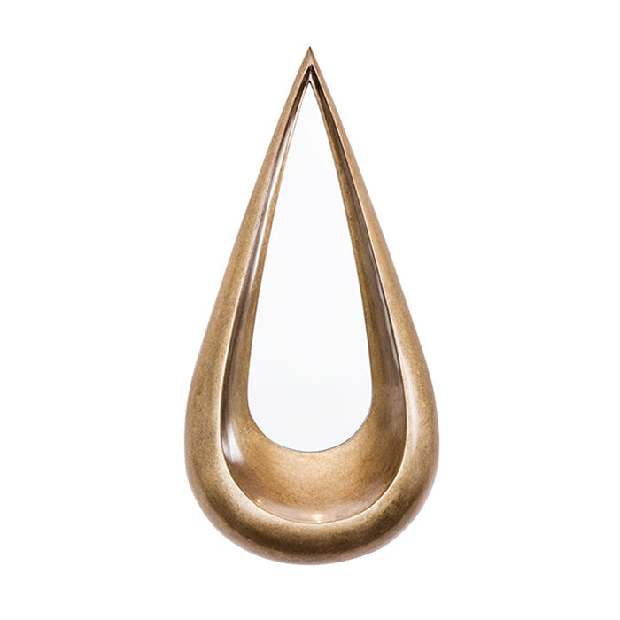 Antique Gold Teardrop Mirror | Premium Wooden Mirror Collection - Foy ...