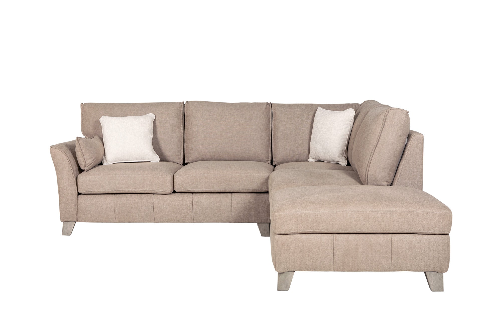 Triestine Corner Sofa Biscuit RHF | Sofas for Corner | Corner Sofa ...