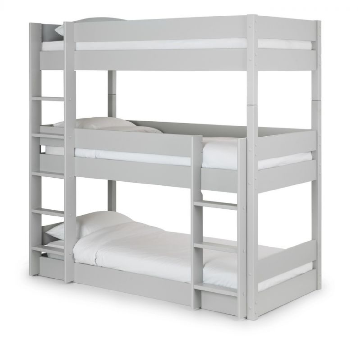 Trio Bunk Bed Grey | Shop Single Bunk Beds Online - Foy and Company
