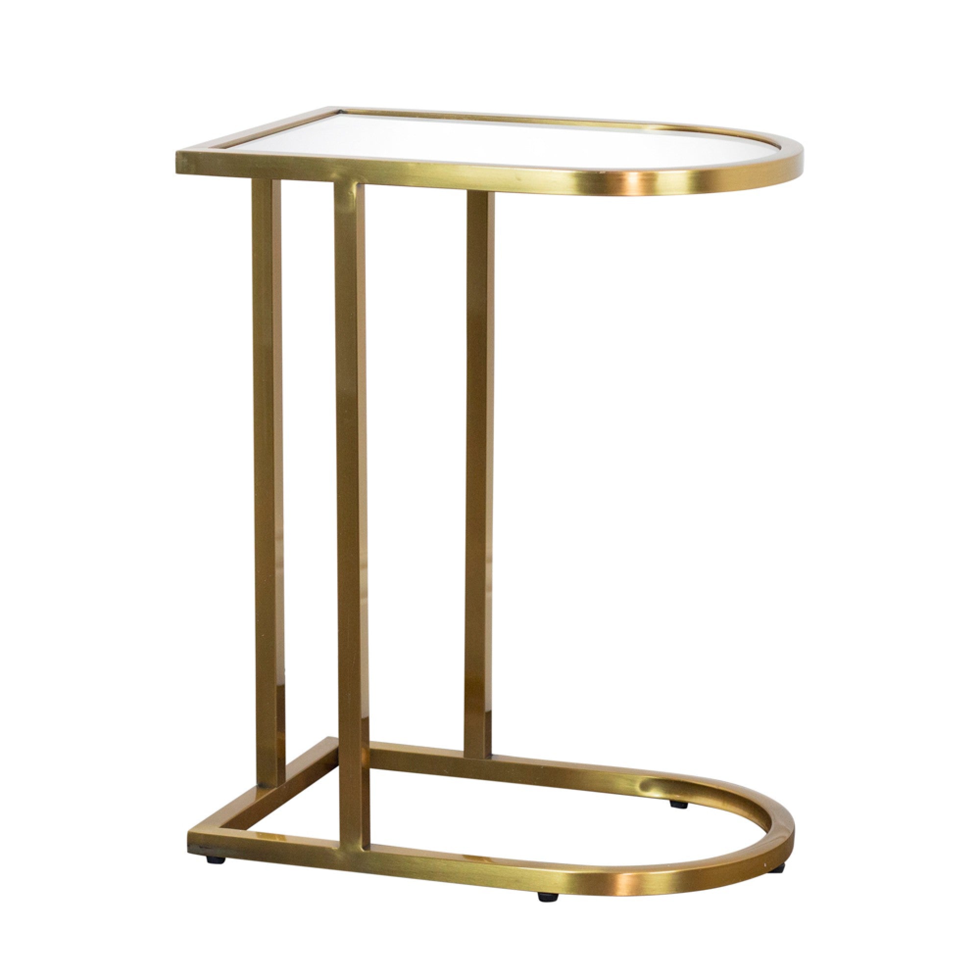 Vienna Marble Sofa Table Curved | Shop End Tables - Foy and Company