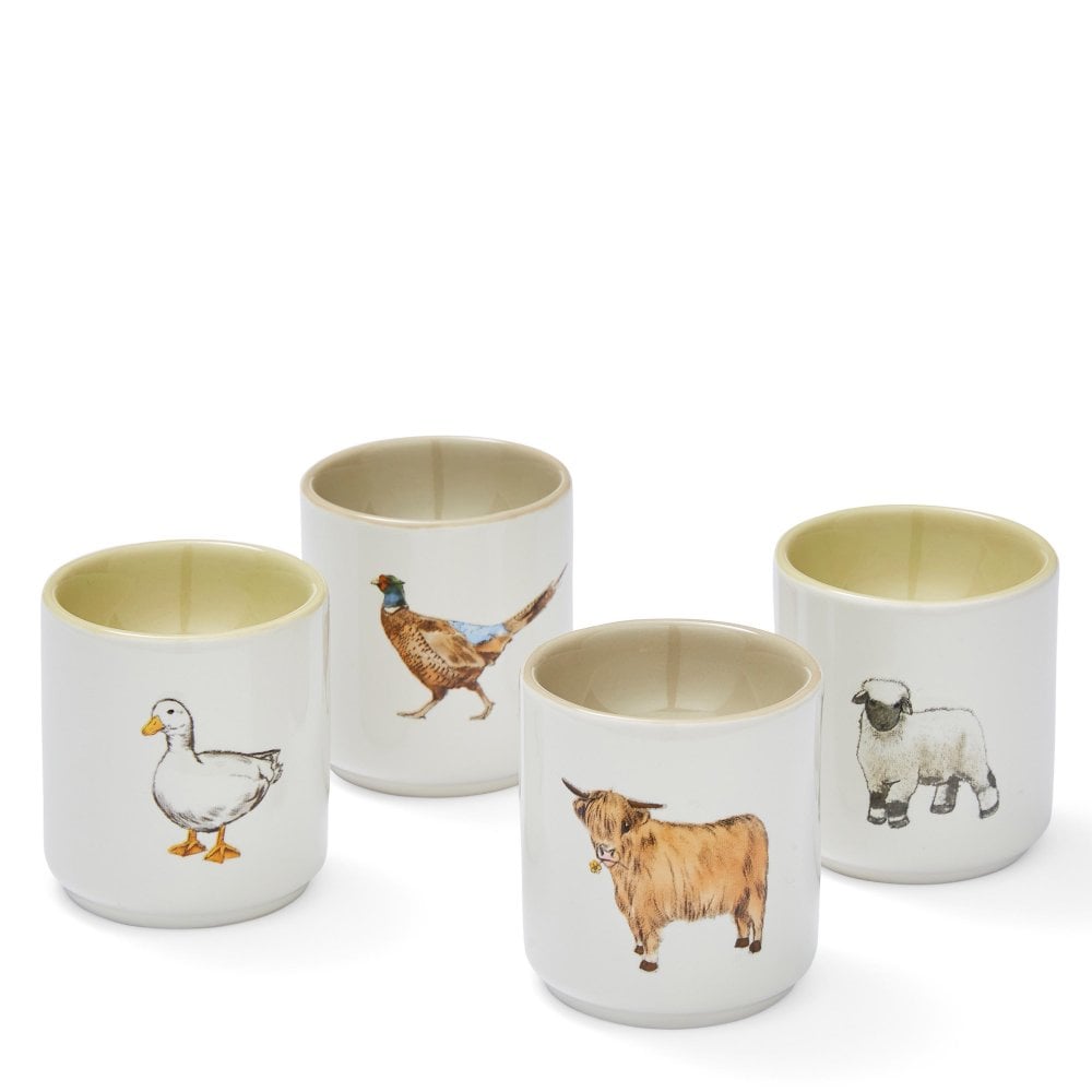 Cooksmart Buttercup Farm Set 4 Stackable Egg Cups - Foy and Company