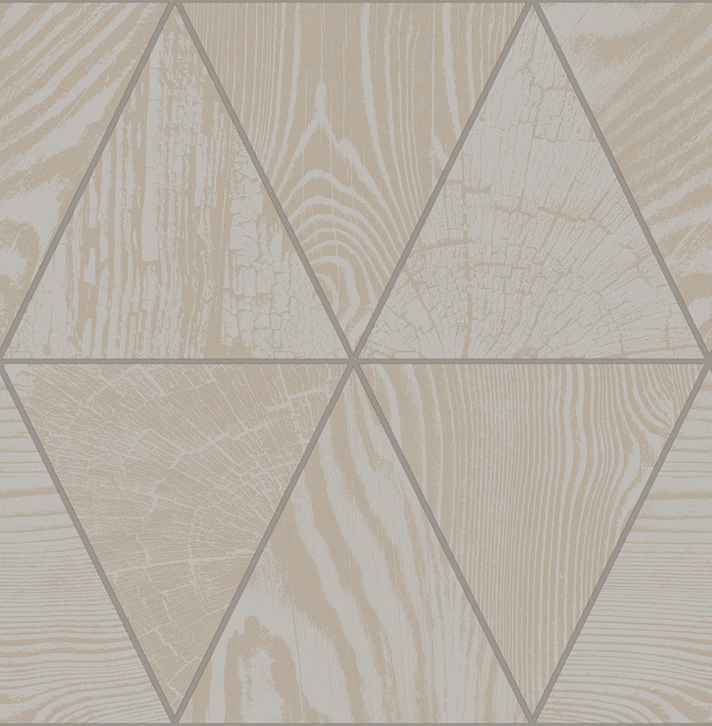 Graham & Brown Geo Grain Ash Wallpaper | Foys - Foy and Company