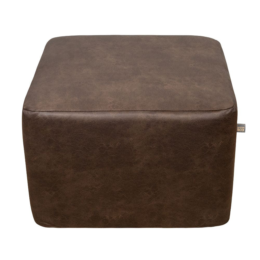 Scatter Box Ottoman Square Nanouk Dark Brown | Shop Furniture Online ...