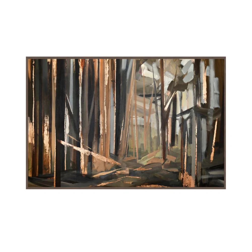 Scatterbox Art Copper Woods | Scatter Box Paintings - Foy and Company
