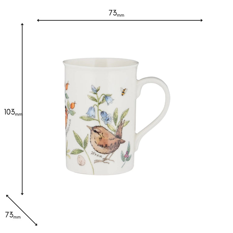 Price & Kensington Garden Birds Mug | Fine China Mugs Collection - Foy ...