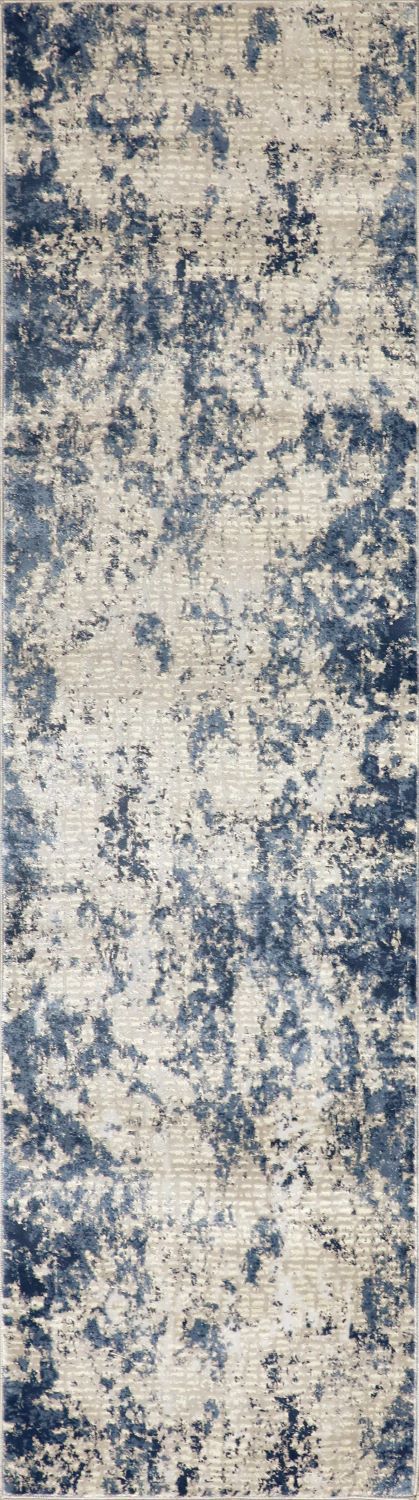 Nourison Rustic Textures Rug 16 Grey Blue Runner | Foys.ie - Foy and ...
